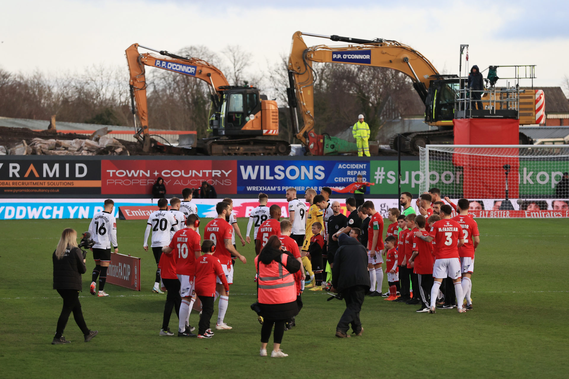 Wrexham now share new images of temporary Kop stand as excitement builds
