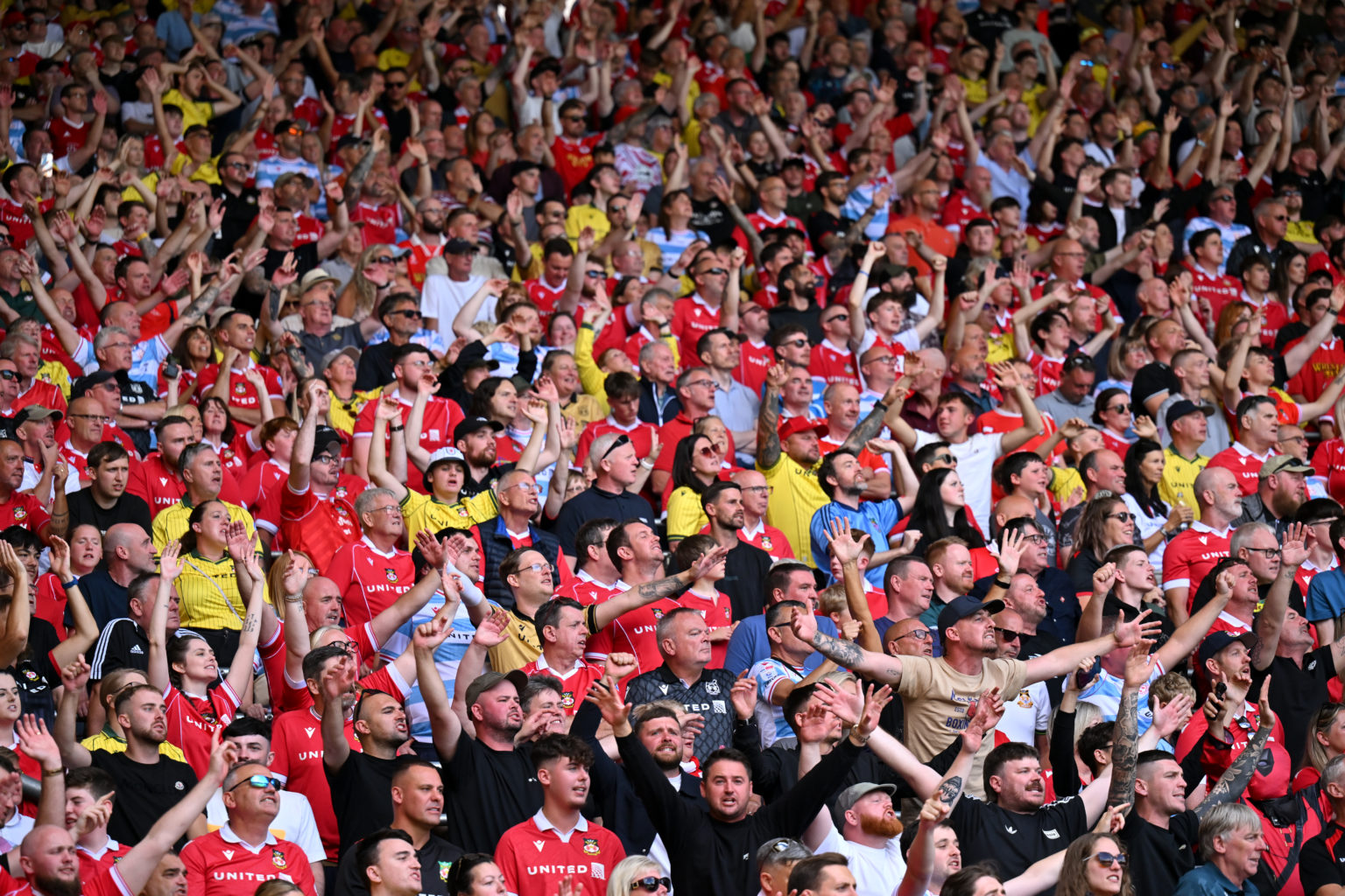 Wrexham fans caught singing Chester-inspired chant as supporters ...