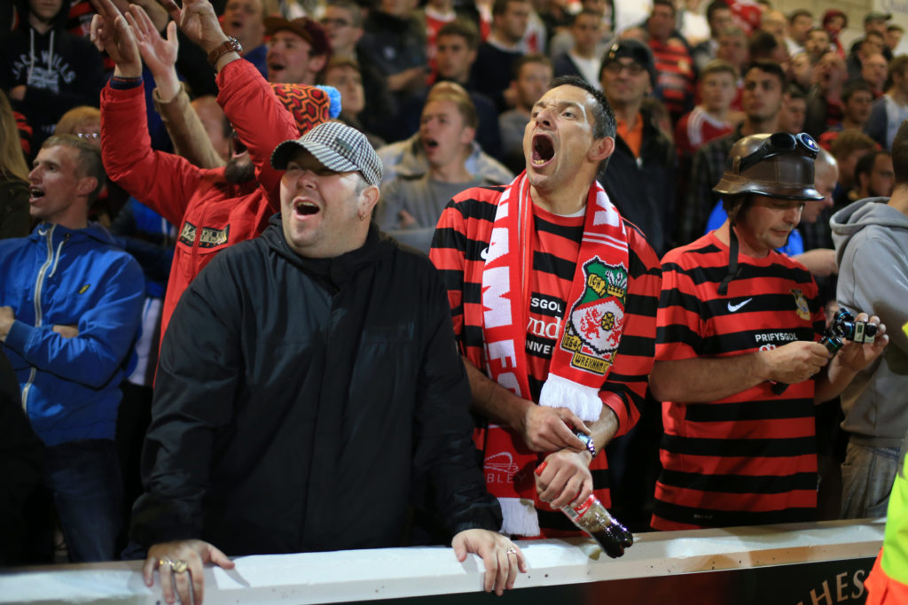 Wrexham fans caught singing Chester-inspired chant as supporters ...